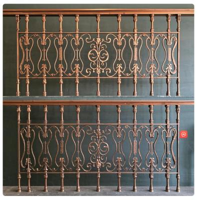 China Modern Aluminum Stair Railing with Galvanized Finish - 1.05m Height, 0.15mm Fit Tolerance for Indoor Outdoor Use for sale