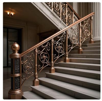 China Modern Galvanized Stair Railing System with 1.05m Height and 1.5