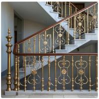 China Modern Powder Coated Aluminum Stair Railings with ≤0.15mm Fit Tolerance and 24m Height Capacity for Indoor Outdoor Use for sale