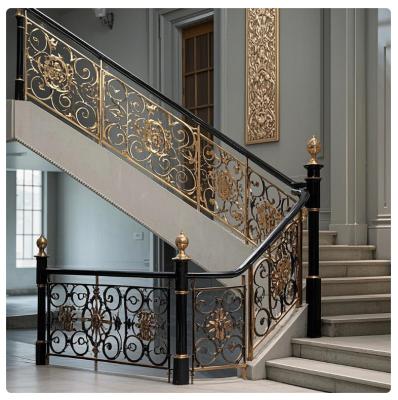 China Modern Galvanized Stair Railing 1.05m Height ADA Compliant for Commercial Use with 1-Year Warranty for sale