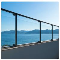 China Customizable Tempered Glass Balcony Railing with Thermal Insulation - 1.05m Height & ≤0.15mm Fit Tolerance for Indoor/Outdoor Use for sale