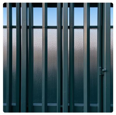 China Galvanized Metal Fence Panels 3ft to 8ft Height Range with Anti-Climb Security Features for Residential Properties for sale