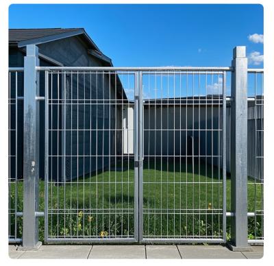 China Galvanized Metal Railing Fence with 1.05m Height and 0.15mm Fit Tolerance - Anti-Theft Garden Wall Security System for sale