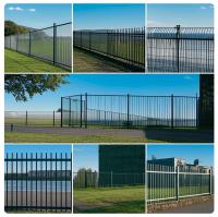 China Modern Galvanized Metal Wall Fence with 1.05m Height and ≤0.15mm Fit Tolerance for Indoor Outdoor Security for sale