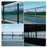 China Galvanized Modern Metal Fence 4ft-10ft Height Range with 10-Year Warranty for Gardens and Balconies for sale