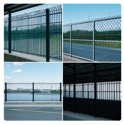China Galvanized Modern Metal Fence 4ft-10ft Height Range with 10-Year Warranty for Gardens and Balconies for sale