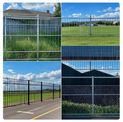 China Galvanized Metal Wall Fence with 1.05m Height and ≤0.15mm Fit Tolerance - Rust Resistant Security Barrier for sale