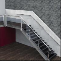 China Modern Galvanized Steel Wall Mounted Stair Railing with 1.05m Height and ≤0.15mm Fit Tolerance for Indoor Outdoor Use for sale