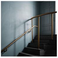 China Modern Galvanized Wall Mounted Stair Railing 1.05m Height ADA Compliant for Indoor Outdoor Use for sale