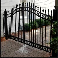 China Modern Galvanized Steel Villa Gates with 2000LB Load Capacity and ≤110mm Bar Spacing for Indoor Outdoor Security for sale