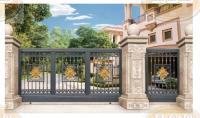 China Automated Steel Villa Gates with Smart Home Integration - 1.05m Height & 1000+ Hours Corrosion Resistance for sale