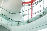 China Modern Tempered Glass Balcony Railing Customizable Size for sale