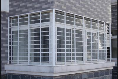 China Galvanized Anti-Intruder Metal Security Window with 99% UV Blocking and 25-30dB Noise Reduction for sale