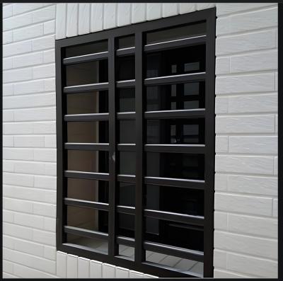 China Galvanized Steel Security Window with 2-Hour Fire Rating and 150+ MPH Wind Resistance - NIJ IIIA Certified for sale