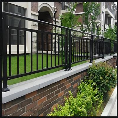 China Galvanized Zinc Steel Railing 1.05m Height with 0.15mm Fit Tolerance for Outdoor Safety for sale