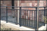 China Hot Dipped Galvanized Zinc Steel Safety Railing - 500 lbs Capacity, 1.05m Height, Commercial Grade for sale