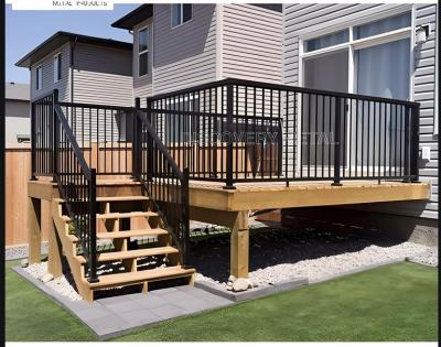 China Anti-Slip Aluminum Railing Systems with 1.05m Height and ≤0.15mm Fit Tolerance for Commercial Use for sale