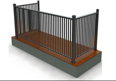 China Customizable Aluminum Safety Handrails with 1.05m Height & ≤0.15mm Fit Tolerance for Indoor Outdoor Use for sale