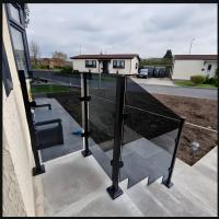 China 12mm Thermally Toughened Glass Balcony Railing ISO Certified - 4x Stronger Impact Resistance, Height Range 1.05-24m for sale