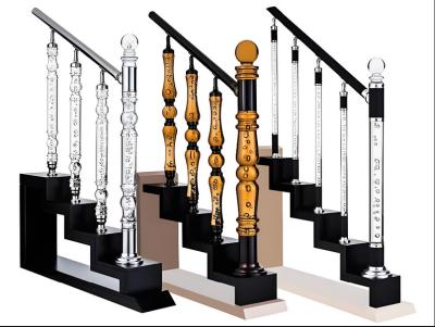China Modern Metal Stair Railing with 24m Height Capacity and ≤0.15mm Fit Tolerance for Indoor Outdoor Use for sale