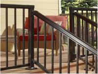 China Modern Aluminum Safety Railing 36-42 Inch Height with Powder Coated Finish for Balcony and Stairs for sale