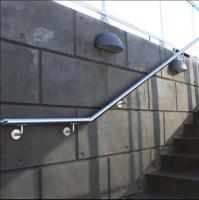 China Modern Galvanized Steel Wall Mounted Stair Railing with 1.05m Height and ≤0.15mm Fit Tolerance for Indoor Outdoor Use for sale