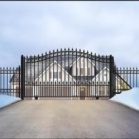 China Modern Aluminum Villa Gates with Galvanized Finish - Temperature Range -30°C to 80°C, Height ≥1.05m for sale