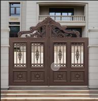 China Modern Aluminum Villa Security Gates with Galvanized Finish - 60% Lighter Than Iron, Height Range 1.05m to 24m for sale