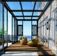 China Modern Aluminum Sunroom with Thermal Break Technology - 40% Better Insulation, 1.5kN/m² Snow Load Capacity for sale