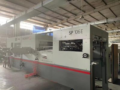 China Bobst SP 106E Automatic Die Cutter 1060x760mm High Precision for sale
