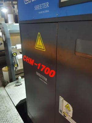 China CHM-1700-2 Rolls Paper Sheeter Cutter Machine 1700mm Width 300cuts/min for sale