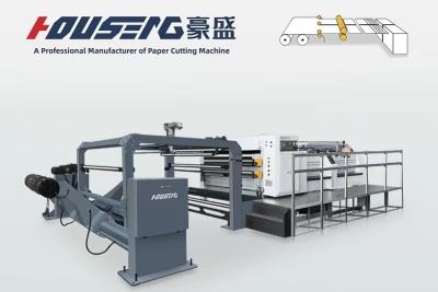 China HS-1400-2 Paper Sheeter Cutter Machine 1400mm Width 0.3mm Accuracy for sale