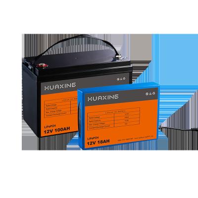 China High Capacity 12V LiFePO4 Batteries 2000 Cycles Cycle Life 1C Charge Current for sale