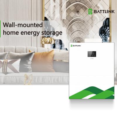 China Wall Mounted Or Cabinet / Rack 51.2V 48V LiFePO4 Battery For Solar Home Energy Storage for sale