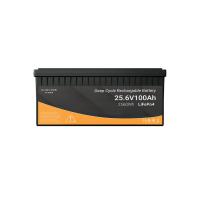 China Rechargeable Battery 25.6V 24V 100AH Li Iron Phosphate Battery For Lead Acid Batteries for sale