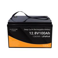 China Solar System 12.8V100AH Deep Cycle Lithium Ion Battery Universal Light Weight Battery With BMS for sale