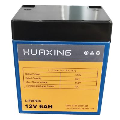 China CC CV 12v 6Ah Rechargeable Lifepo4 Battery MSDS RV Deep Cycle Battery Pack for sale