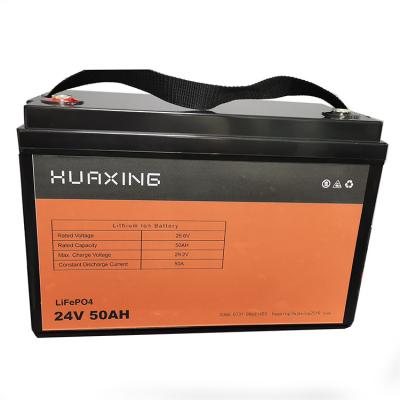 China 1C Discharge 24v 50Ah Rechargeable Lifepo4 Battery 32700 Long Cycle Life for sale