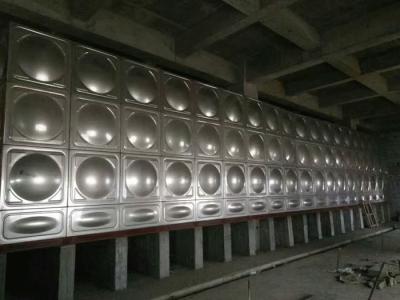 China 8000L 304 Stainless Steel Large Rectangular Ss Steel Water Tanks For Drinking Water for sale