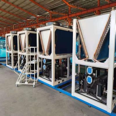 China 90 Kw Electric Air Cooled Reciprocating Chiller Scroll Screw Compressor for sale