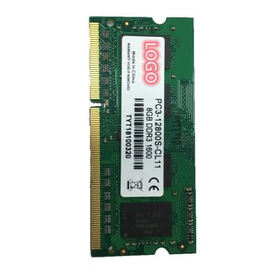 China DDR3 Laptop Memory 2GB 4GB 8GB 1600MHz with OEM Support and Lifetime Warranty for sale