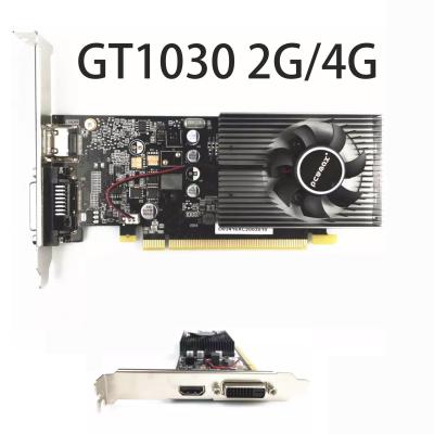 China GT 1030 2GB GDDR5 Graphics Card 64Bit 1227MHz Core 6000MHz Memory Low-Profile Design for sale