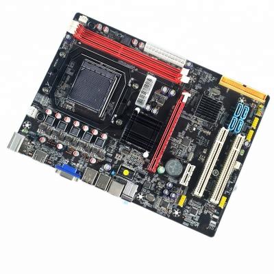 China AMD A77 Gaming Motherboard for AM3+ Processors with DDR3 1866MHz Support and PCI-E x16 Slot for sale