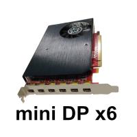 China AMD HD7700 Series Multi Display Graphics Card 2GB GDDR5 128-bit with 6 Mini DisplayPort Outputs for sale
