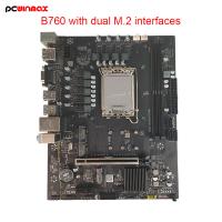 China PCWINMAX B760 LGA1700 DDR4 mATX Motherboard 24x19cm with VGA/HDMI/DP for Intel 12th-14th Gen Processors for sale