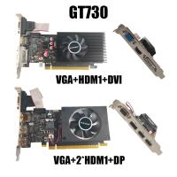 China PCWINMAX GeForce GT 730K 2GB DDR3 64 Bit Low Profile Graphics Card Silent Video Card for sale