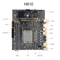 China PCWINMAX H610 DDR4 Motherboard LGA 1700 PCIe 4.0 M.2 Slot Micro ATX Support 12th 13th 14th Gen CPU for sale