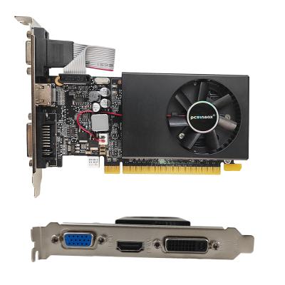 China PCWINMAX GT 705 2GB GDDR3 64-bit Low Profile Graphics Card VGA DVI HD Triple Port for Office Desktop PC OEM for sale