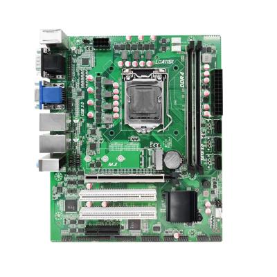 China PCWINMAX H110 Industrial Motherboard LGA1151 Supports 6th-9th Gen Intel Core i3 i5 i7 i9 4 DDR4 64GB for sale