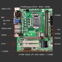 China PCWINMAX H110 Industrial Motherboard LGA1151 Supports 6th to 9th Gen i3 i5 i7 i9 with 4 DDR4 up to 64GB for sale
